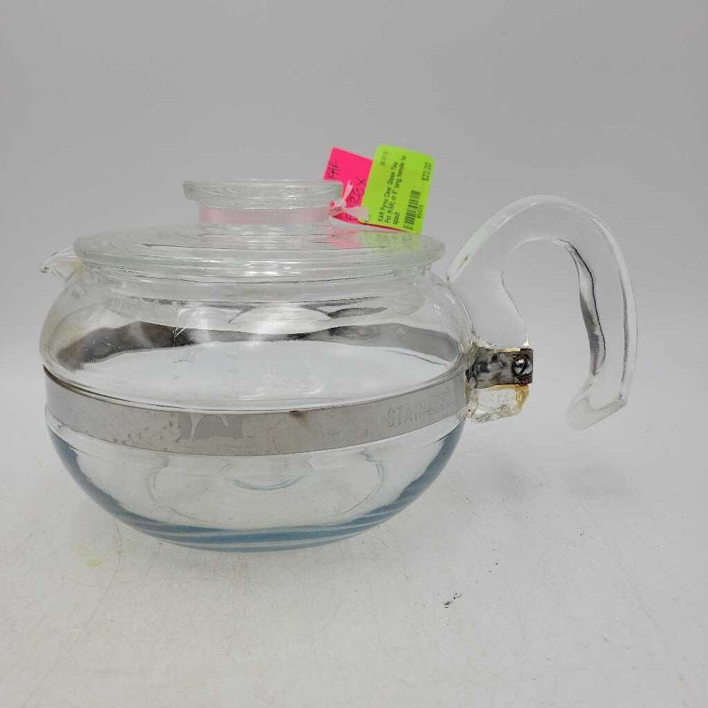 Pyrex Clear Glass Tea Pot (KAR)