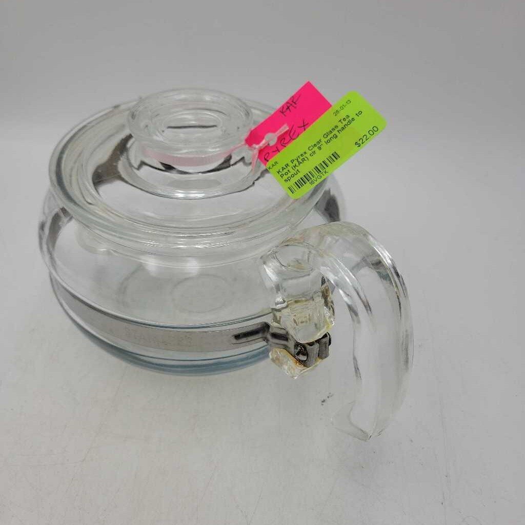 Pyrex Clear Glass Tea Pot (KAR)