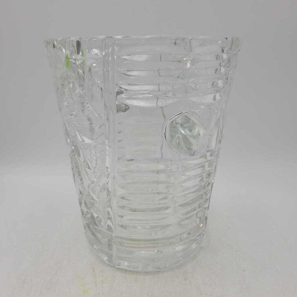 Pinwheel Crystal Ice Bucket 7"H (TRE)