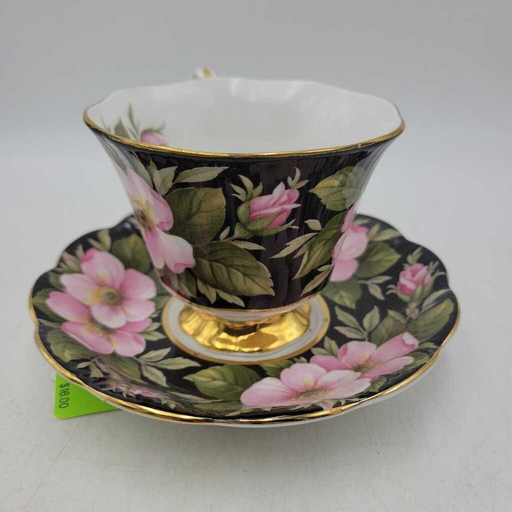 Royal Albert Floral Series Alberta Rose Cup and Saucer (DEB)